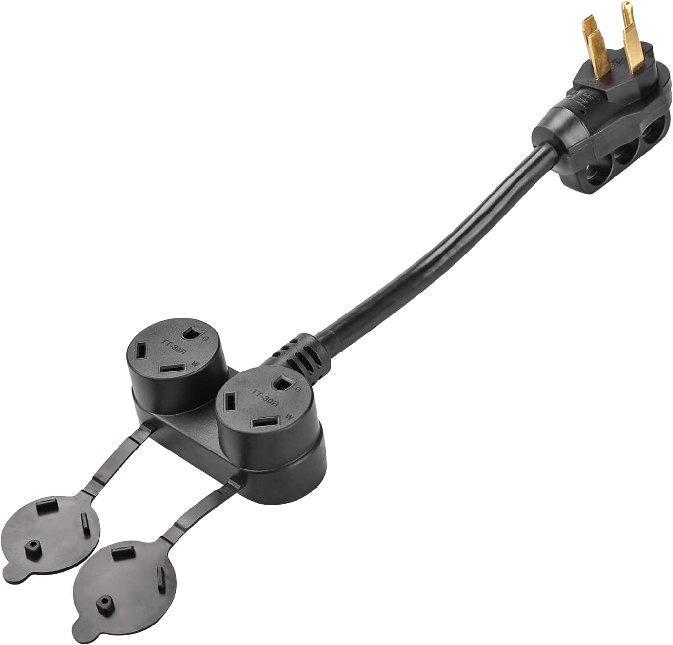 50 Amp to 30 Amp RV Y Adapter Power Cord Splitter – Veepeak