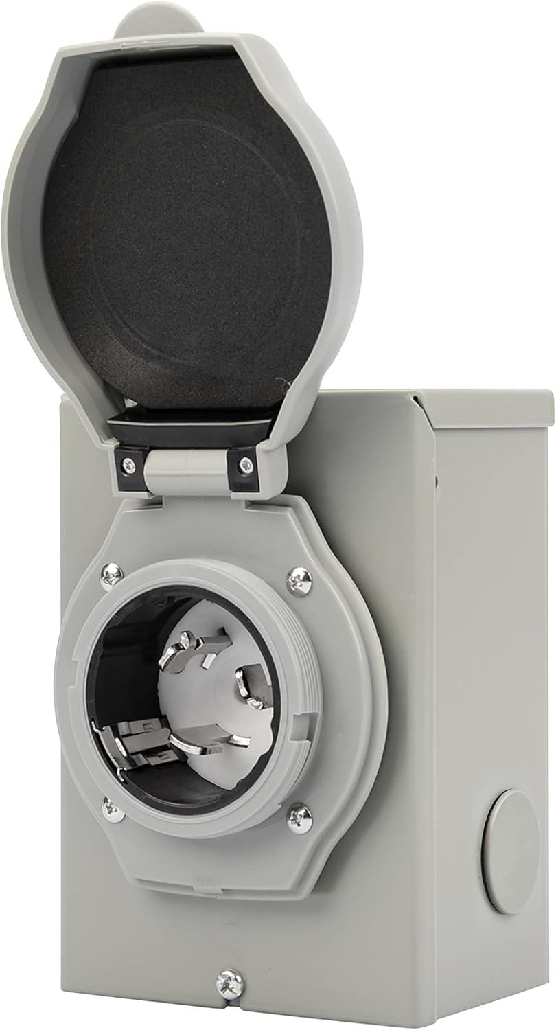 50 Amp Generator Inlet Box-RM50PB – Veepeak